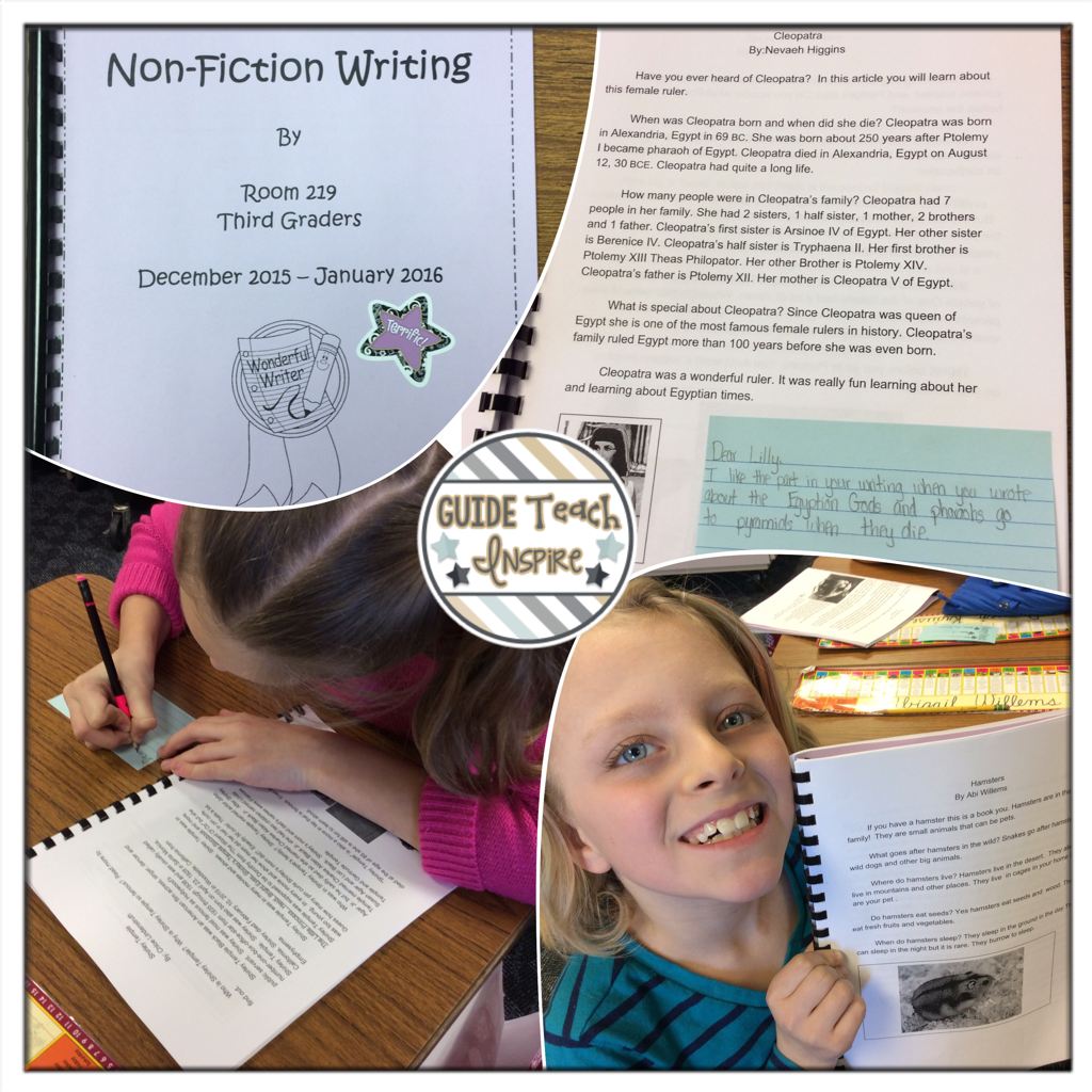 Guide~Teach~Inspire: Five for Friday - Non-fiction Writing Project