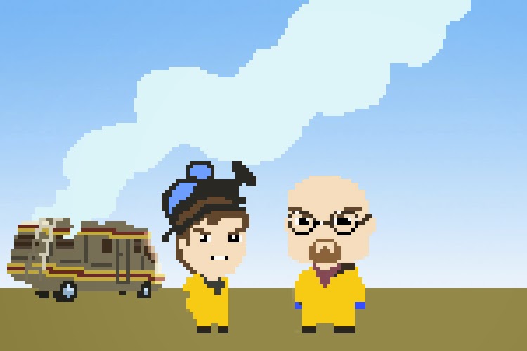 It is strong, the blog is!!!: Breaking Bad Pixel Art