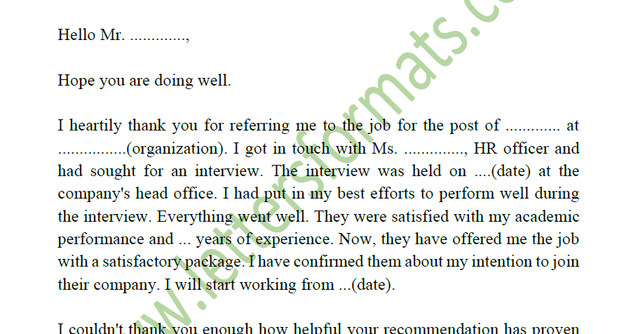Thank You Note Letter To Someone For Referring You To A Job thank-you-note-letter-to-someone-for-referring-you-to-a-job