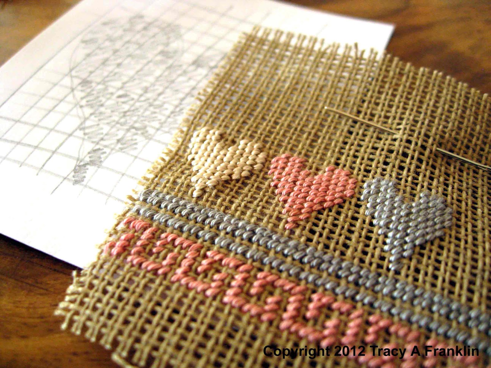 Tracy A Franklin - specialist embroiderer: Petit point