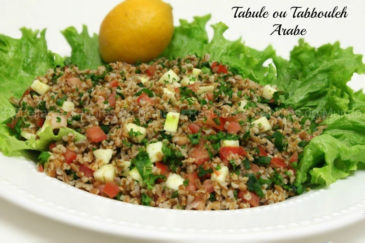 Tabule ou Tabbouleh Arabe - Receitas e Sabores do Mundo