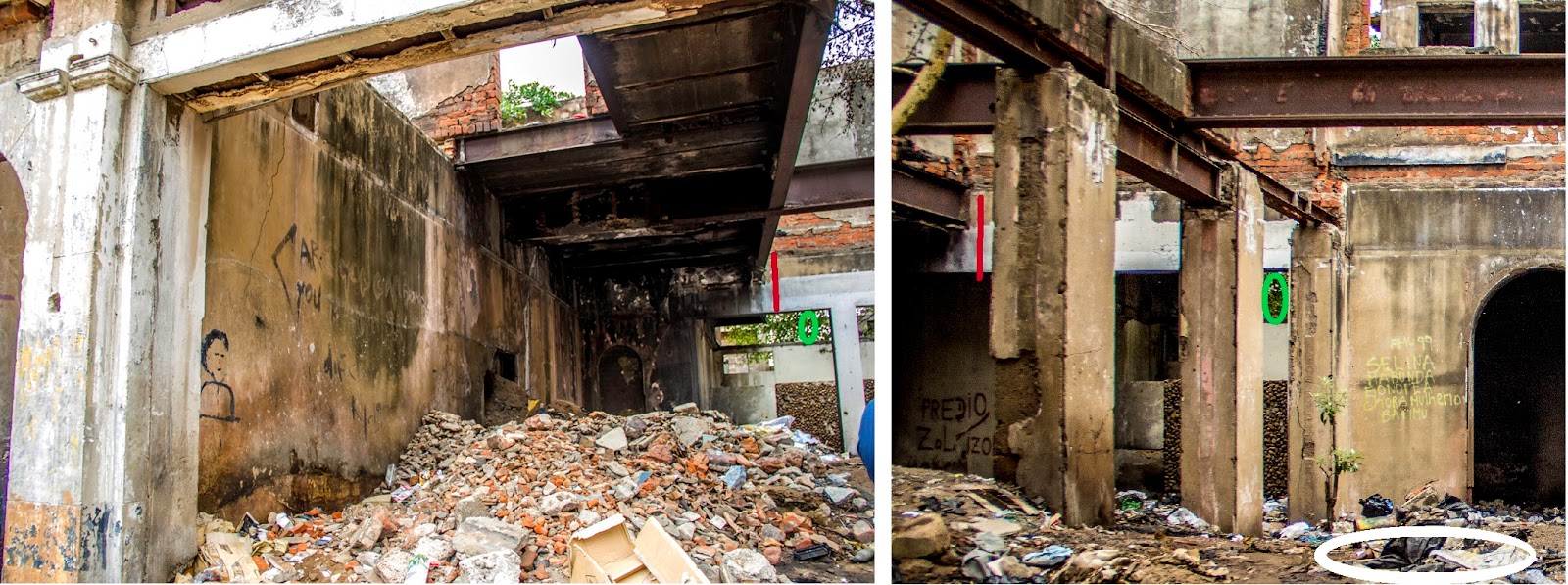 Prédio Pott - mais sobre o barracão na secção norte (9/12)