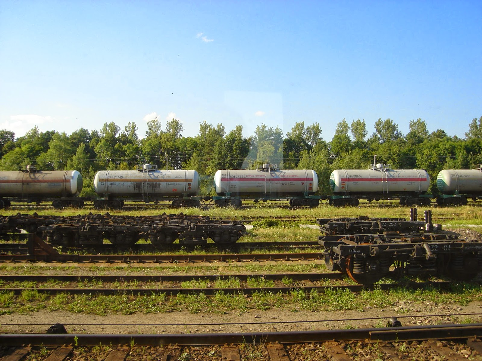 Gauge change European to Russian gauge