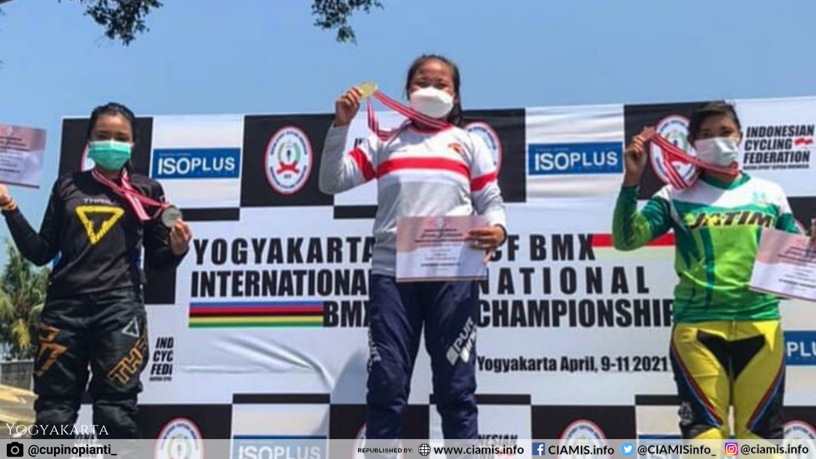 Cupi Nopianti, Atlet Sepeda BMX Ciamis, Raih Medali Emas Kejuaraan Nasional di Yogyakarta ...