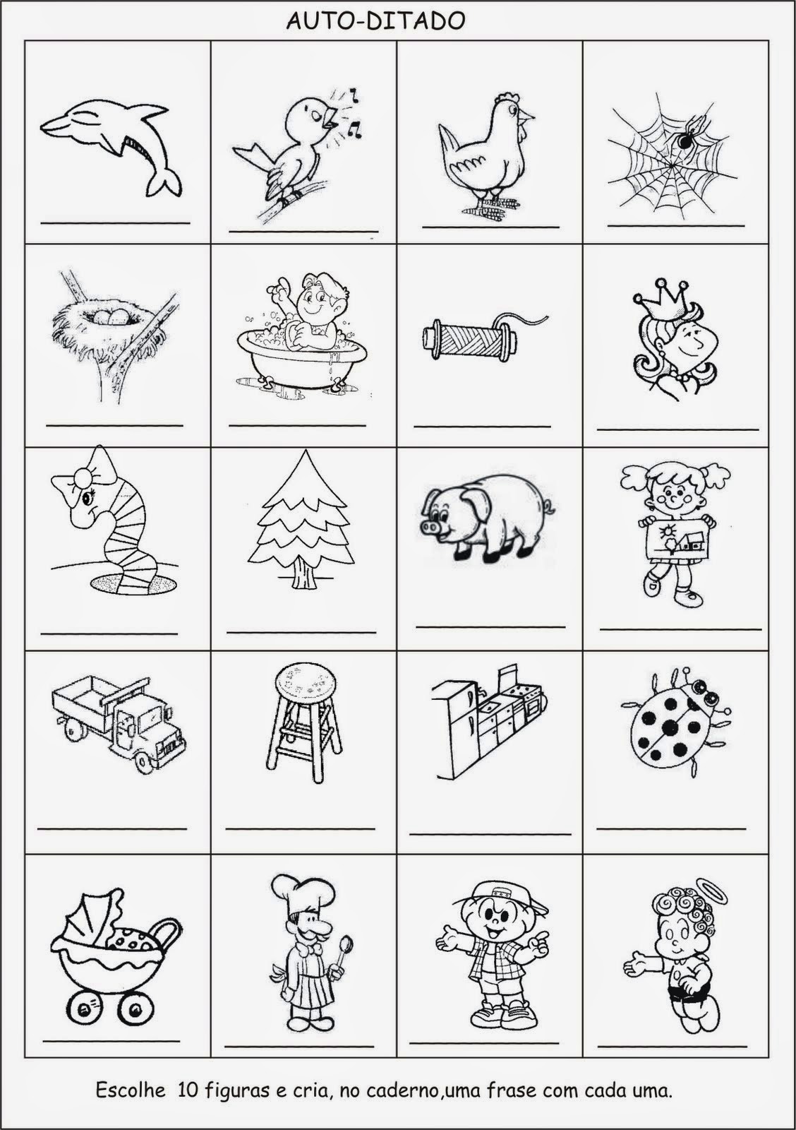 Atividade Auto Ditado ~ escolar