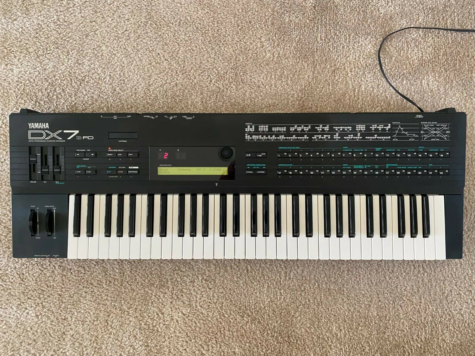 MATRIXSYNTH: Yamaha DX7II-FD