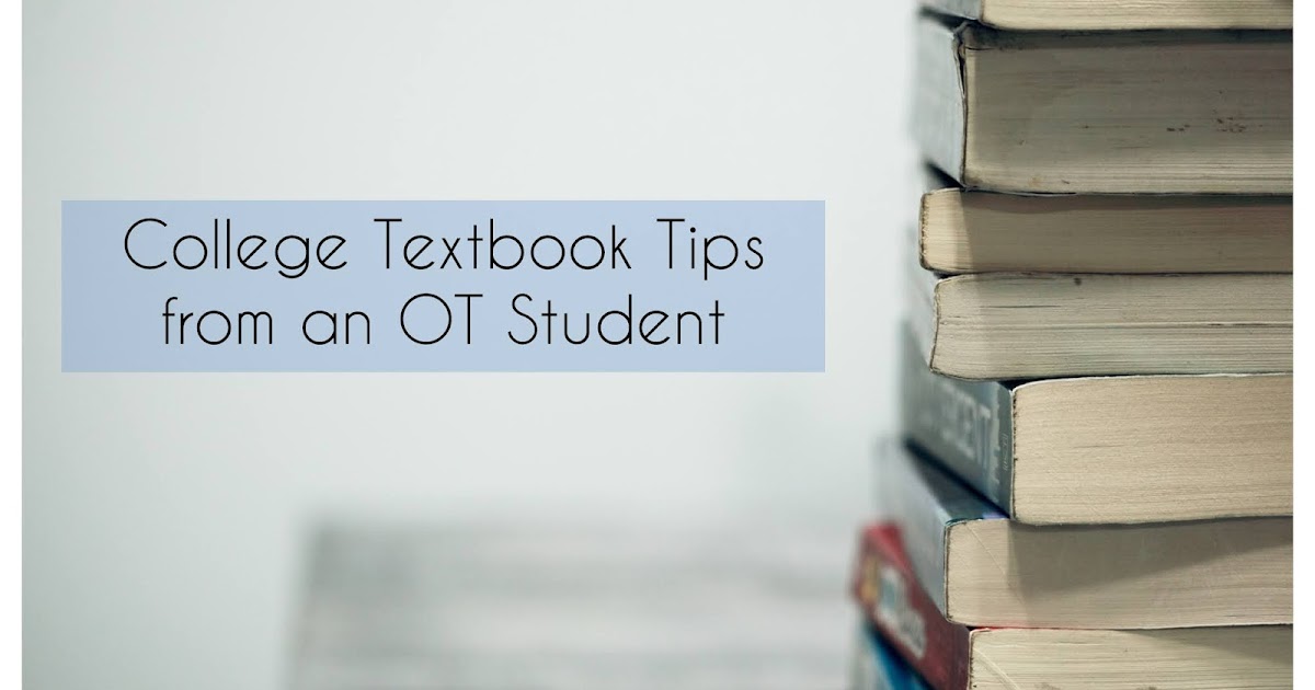 College Textbook Tips!