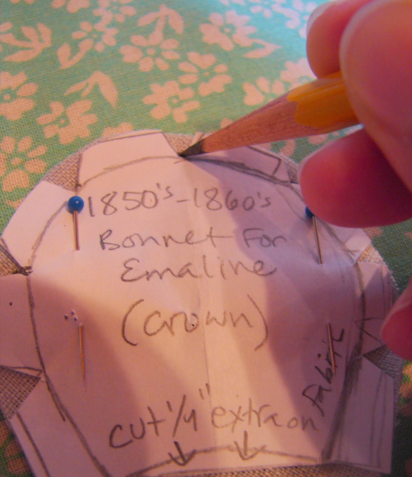 Miss Emaline's Circle of Fashionable Friends: Doll Bonnet Tutorial ...