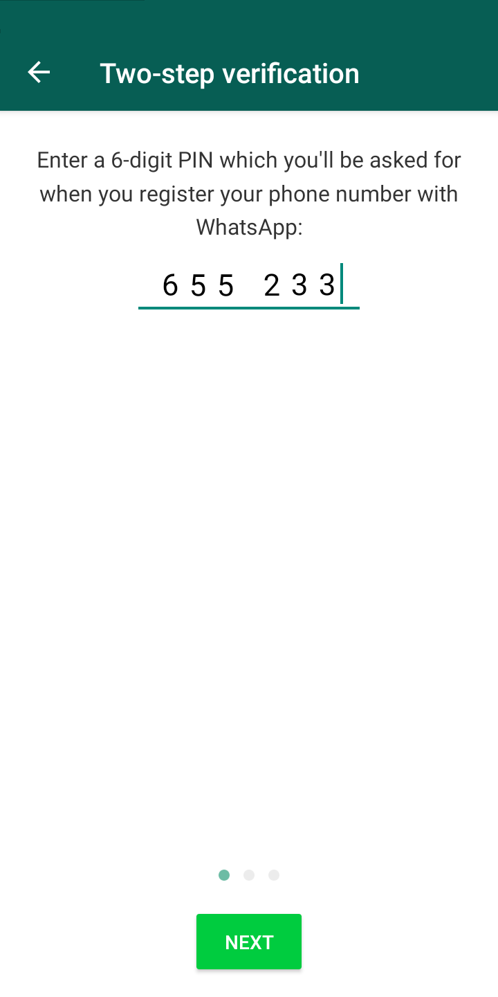 HOW TO ENABLE TWO STEP VERIFICATION ON WHATSAPP????