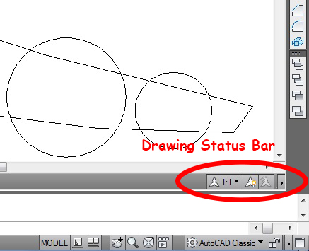 Mengenal Status Bars AutoCAD