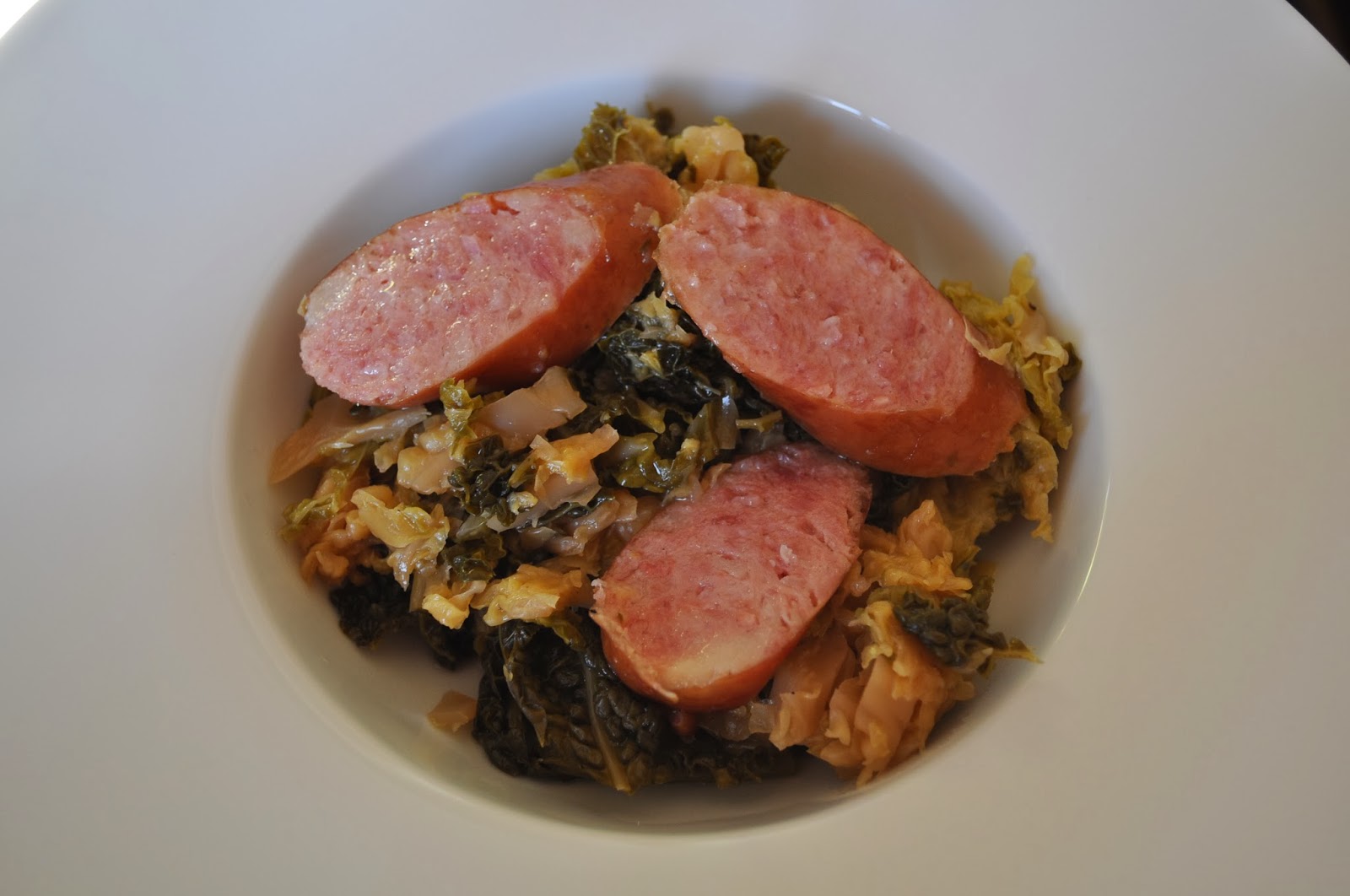 Saucisses aux choux.