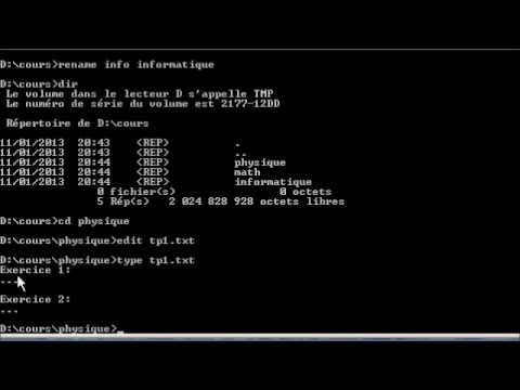 Commandes ms dos avec des exemples - Astucesinformatique