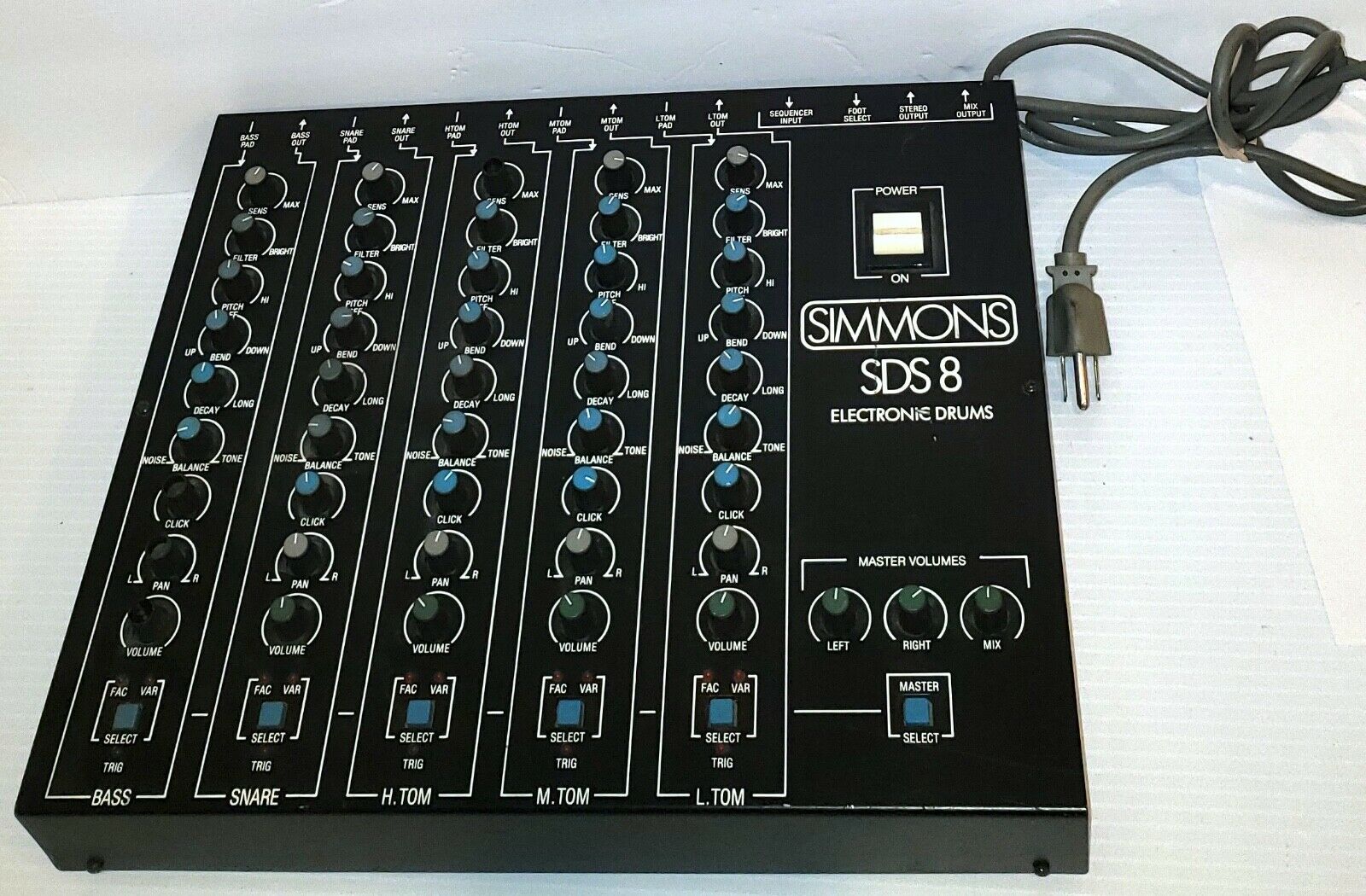 MATRIXSYNTH: Simmons SDS 8 Analog Electronic Drums SN 82279
