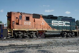 FERROCARRIL SONORA BAJA CALIFORNIA SBC: MAQUINAS