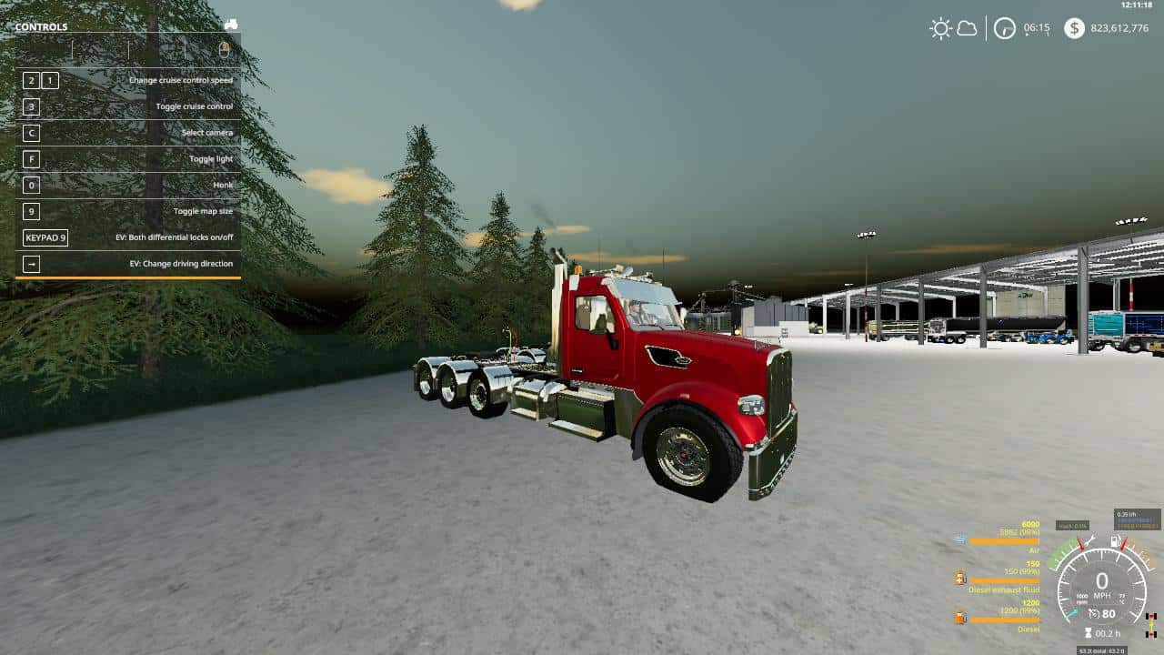 FS19 Pete 567 Heavy Haul v1.0 - FS 19 & 22 USA Mods Collection