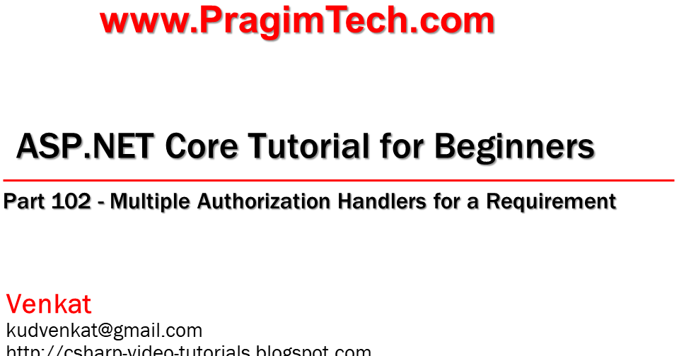 Sql server, .net and c# video tutorial: Multiple custom authorization ... Sql server, .net and c# video tutorial: Multiple custom authorization ...