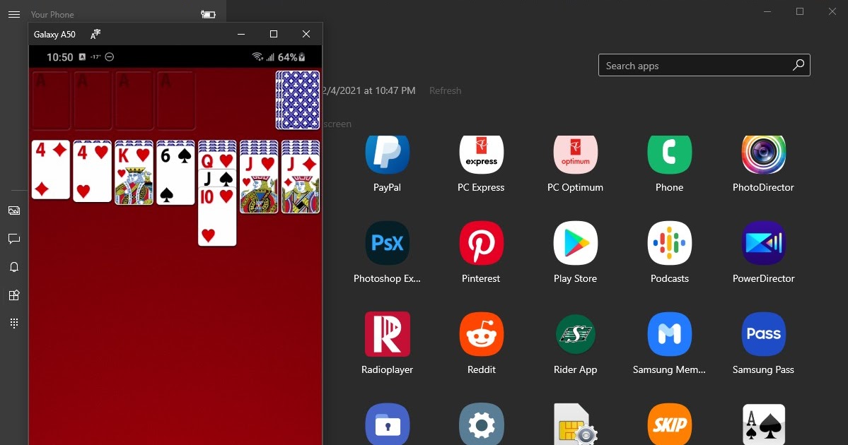 Your Phone App on Windows 10 - First Use