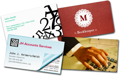 Shop Business Cards: Accounting Business Cards 2