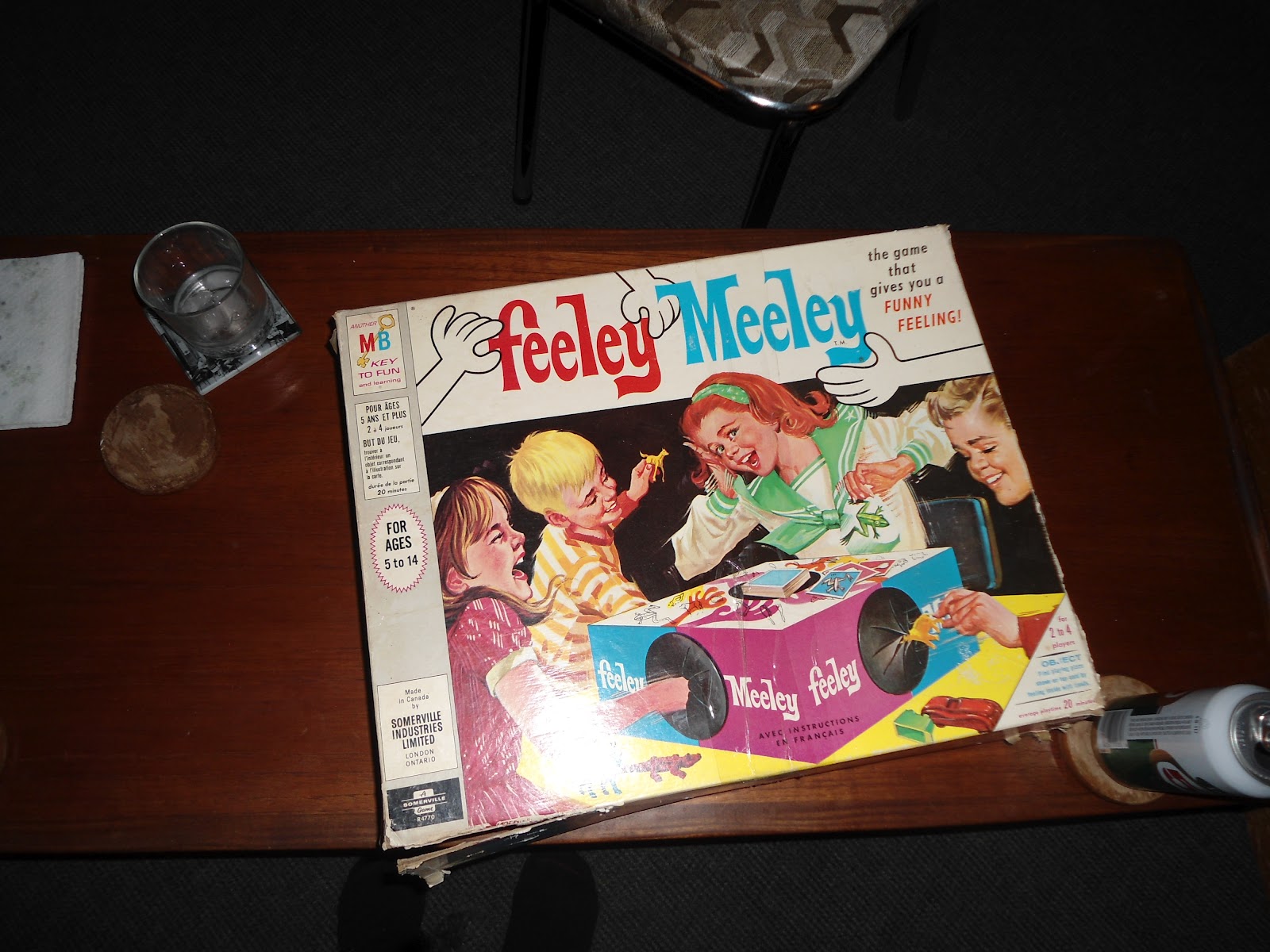 Vintage Board Games: Feeley Meeley - Milton Bradley - 1967