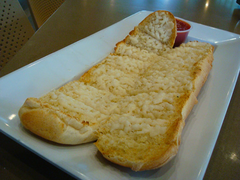 Monk Island: Mellow Mushroom Vegan Garlic Cheese Bread