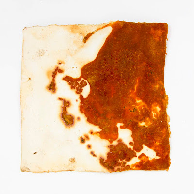 Rust Dyeing on Paper