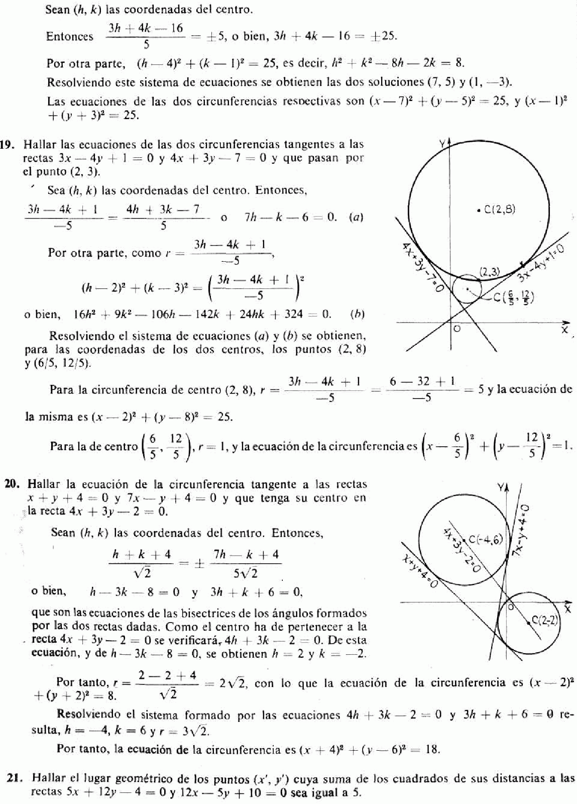 ECUACION DE LA CIRCUNFERENCIA EJERCICIOS RESUELTOS PDF