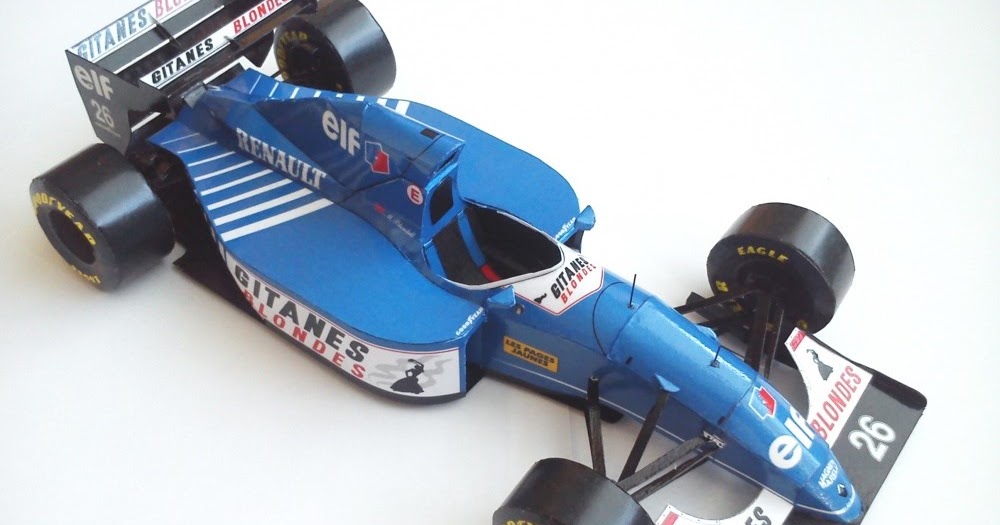 Ligier JS39 Mark Blundell Mônaco - 1993 | F1 Paper Downloads