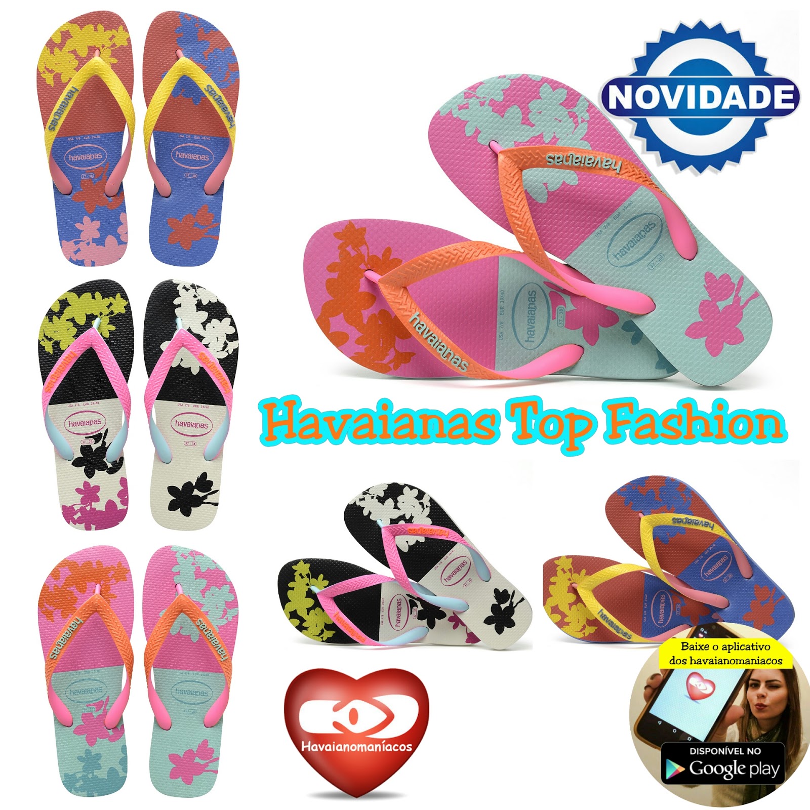 Havaianomaniacos: Havaianas Top Fashion. Coleção havaianas 2016/2017.
