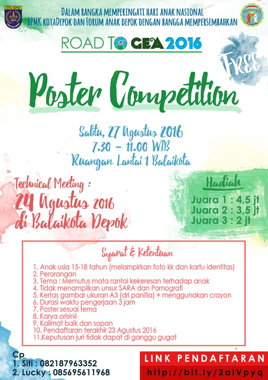Hobi mendesain Poster ? Ikuti Poster Competition Di Balaikota Depok ...