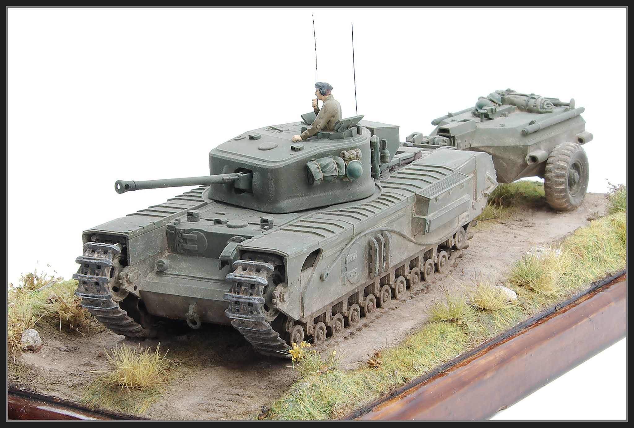 The Hamfisted Modeller: 1/48 Tamiya Churchill Crocodile