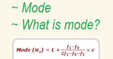 10 Math Problems: Mode | What is mode?