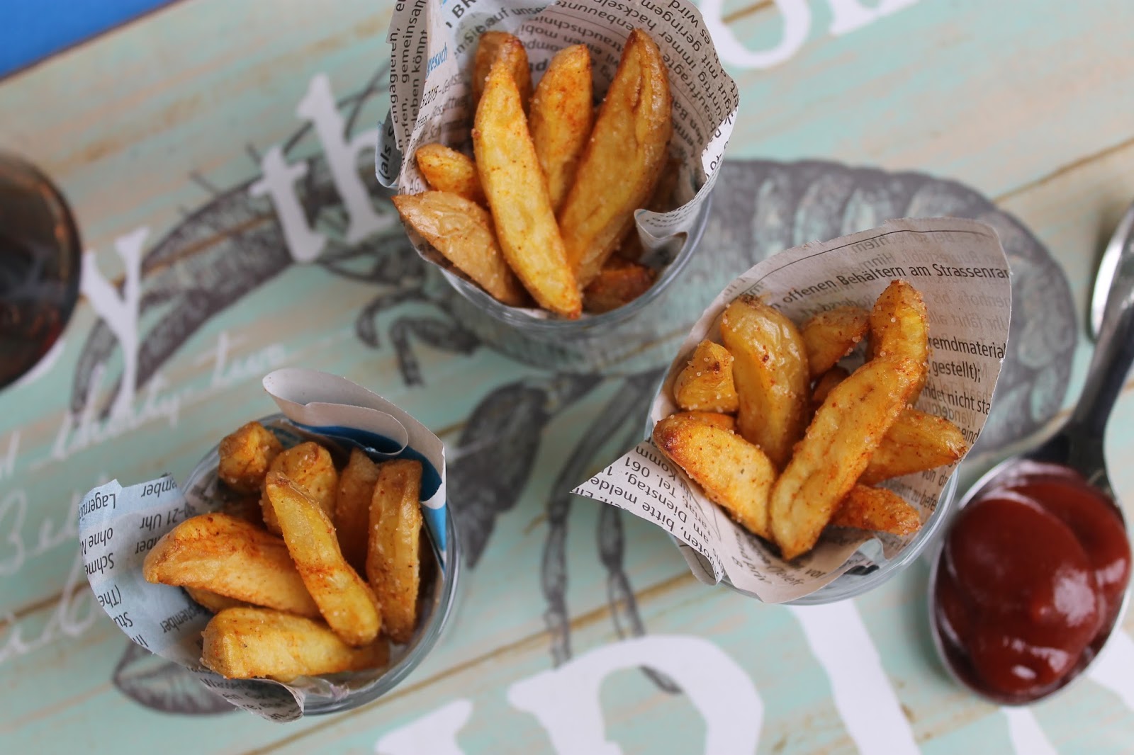 Pommes Frites als kleine Portionen | BISSchenLecker