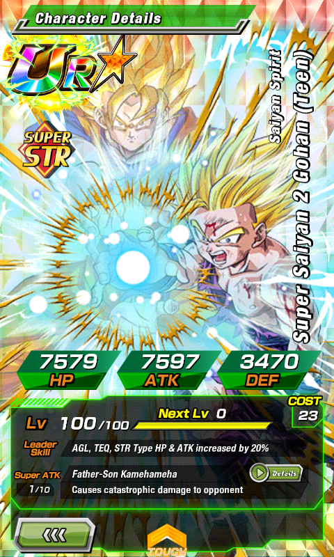 Dragon Ball Dokkan Battle - Blog Español: [Inherited Soul] Gohan (Niño ...