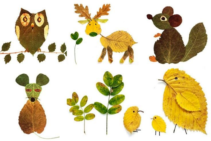 Leaf Animals Crafts And Arts Ideas leaf-animals-crafts-and-arts-ideas