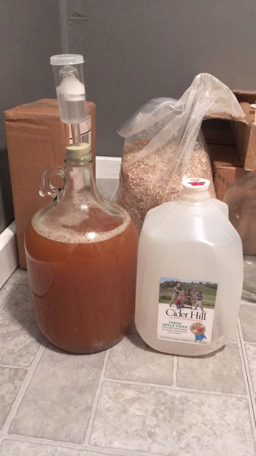 The Would-be Brewmaster: Brew Day: Spontaneous Ferment Cider