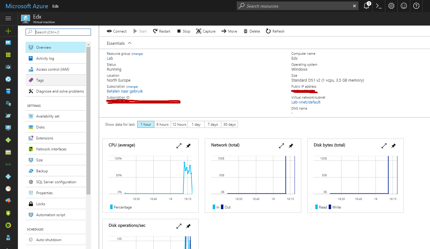BI Future Blog: Azure : Building a VM with SQL Server in Microsoft Azure