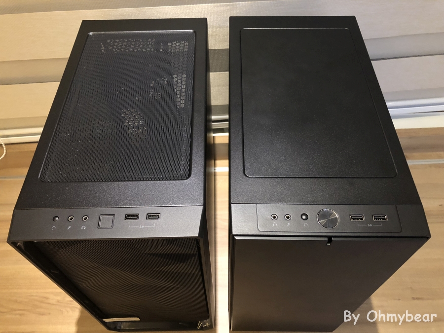 Ohmybear: Fractal Design Meshify C Dark TG 燻黑鋼化玻璃版 機殼