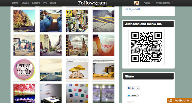 five sixteenths blog: Integrate your Instagram into your Blog