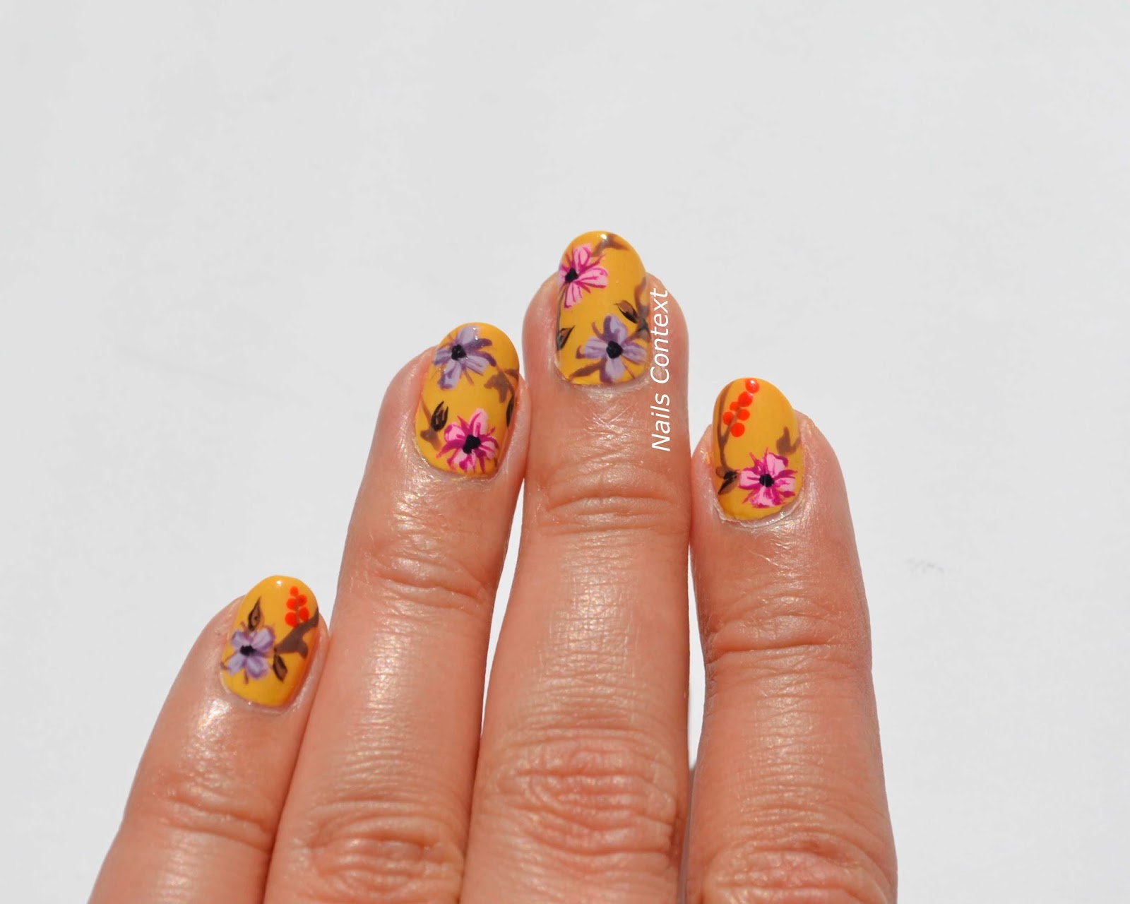 Nails Context: Live life in full bloom