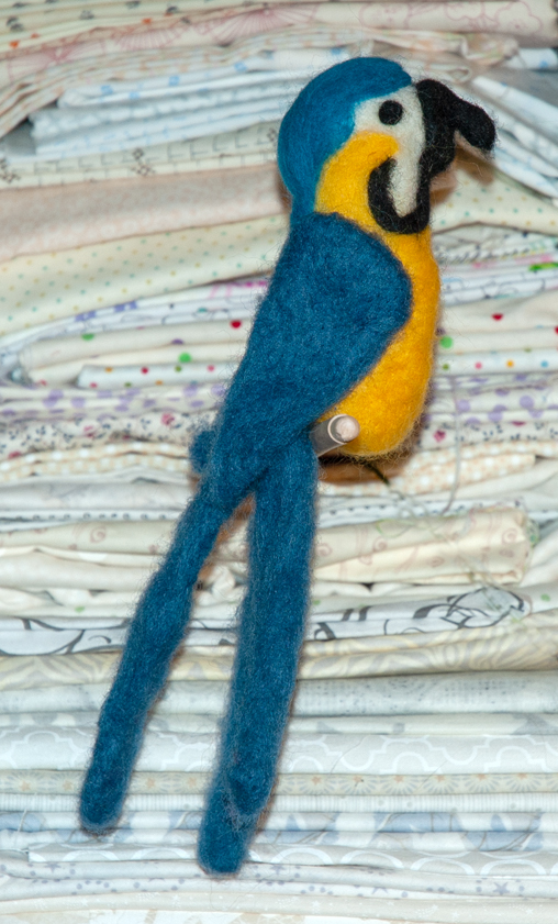 The Objects of Design: Felted Parrot