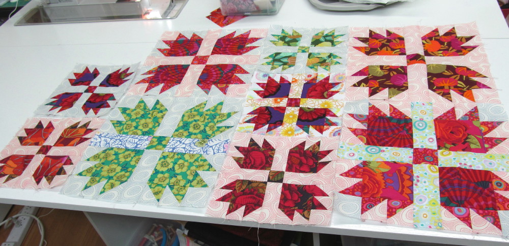 Exuberant Color : It was a 9 block day.........