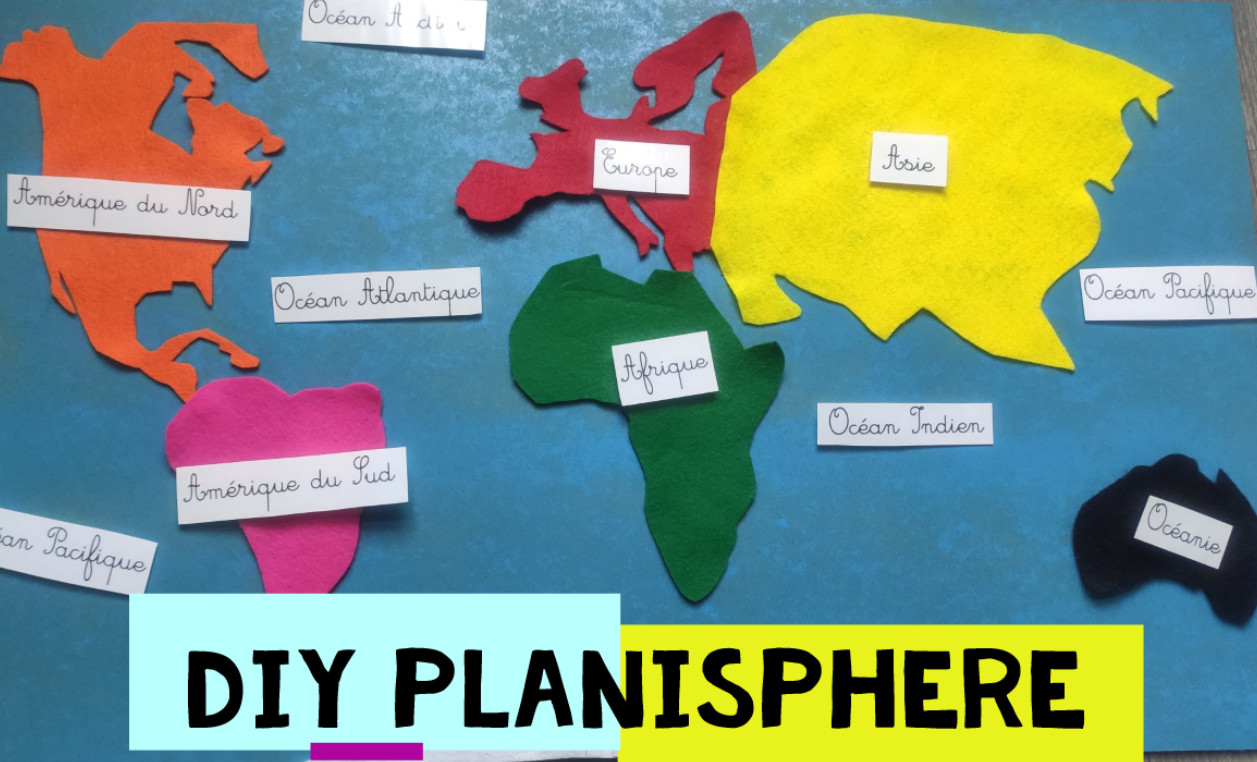 DIY Planisphère Montessori
