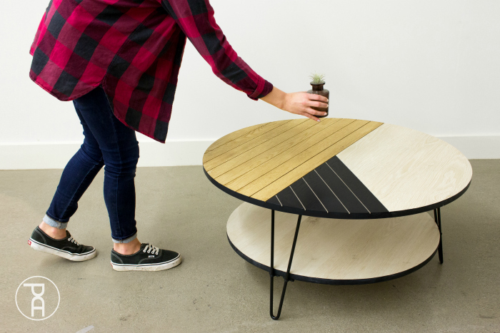 BLEACH + INK | Round Coffee Table | Foureyes Furniture & DIY Huntress ...