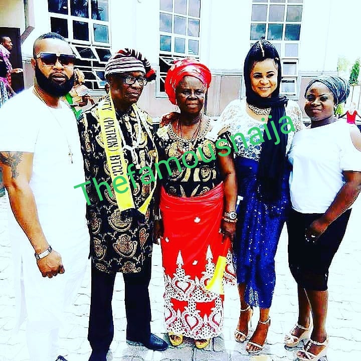 Real Family Photo of Uju Okoli and her biological parents, father ...