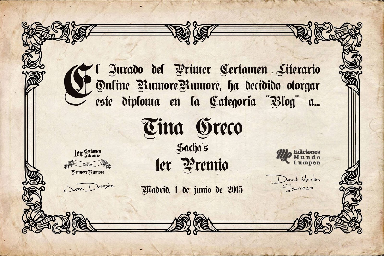 MI OPINION - Blog de cotilleo: JUAN DRESAN - ESCRITOR DE MODA