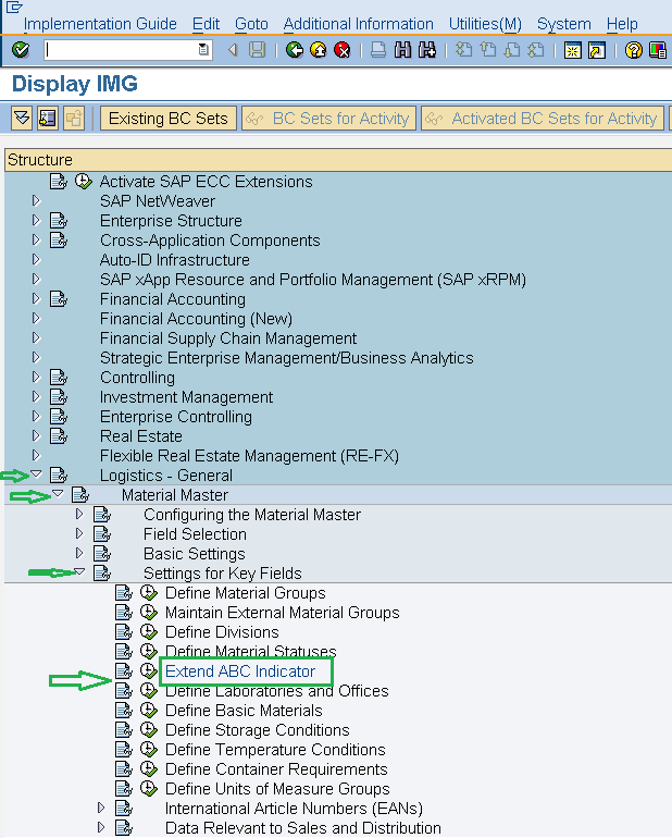 SAP MM : How to Create new ABC Indicator ? | sapGyan.com