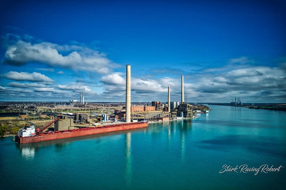 Towns and Nature: 1953 St. Clair and 1984 Belle River Detroit Edison ...