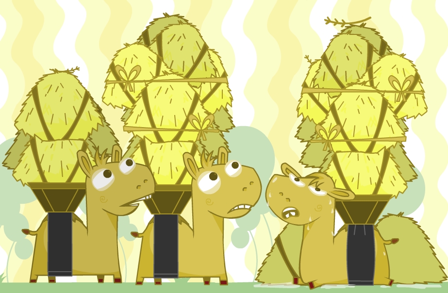 ray's art blog: straw that broke the camel's back