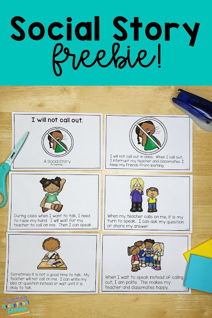 How to Use a Social Skills Story to Improve Student Behavior - Teaching ...
