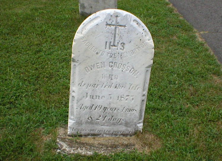 Discovering My Family History: Michael CROSSON & Rebecca Honour WILSON